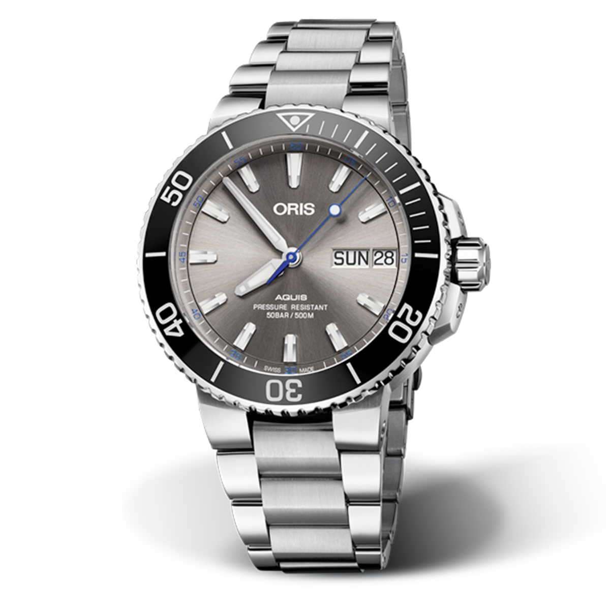 Reloj Oris caballero, 45.50 mm, acero - Daruma Relojes México